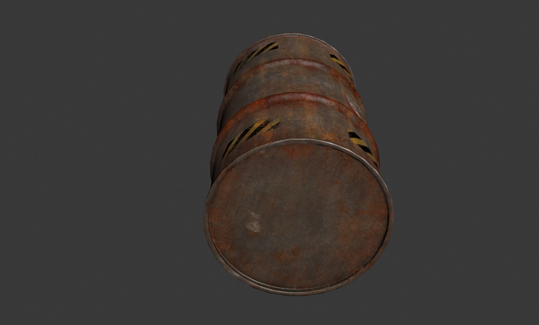 3d Barrel Games Ready Model