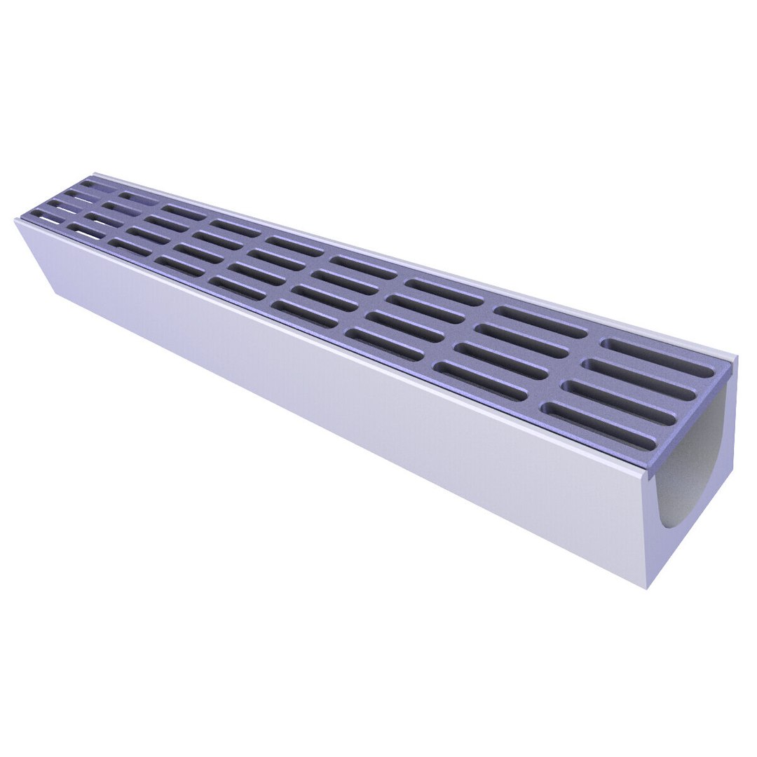 Trench Drain Channel Drain Grate 6 Model - TurboSquid 1979925