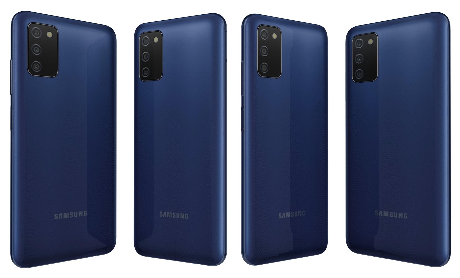 Samsung Galaxy A03s Blue Model - TurboSquid 1786716