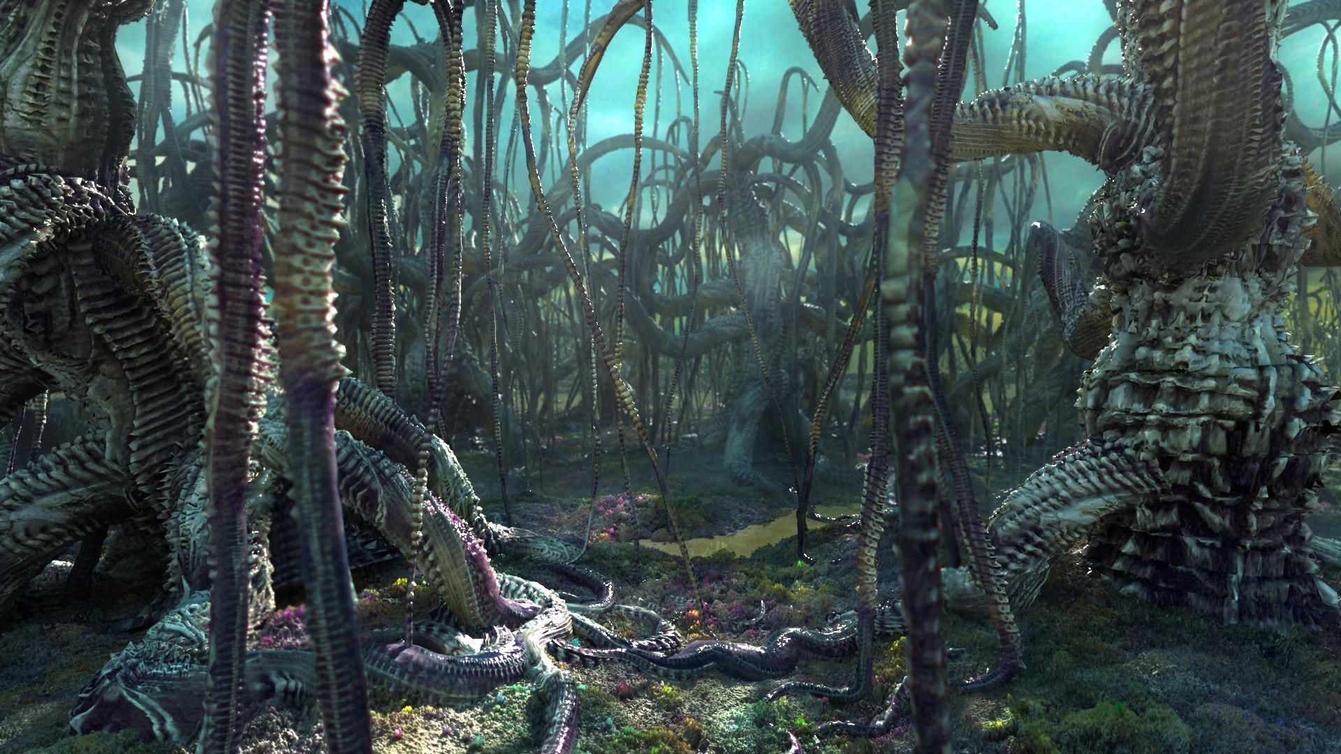 Alien Forest 3d Max