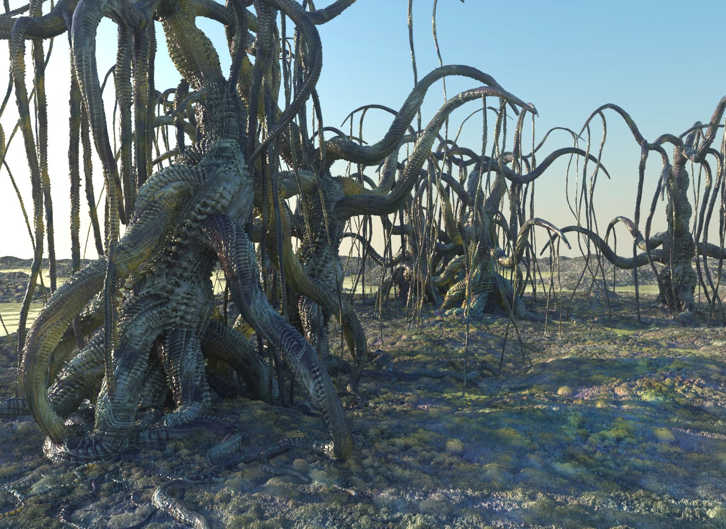 Alien Forest 3d Max