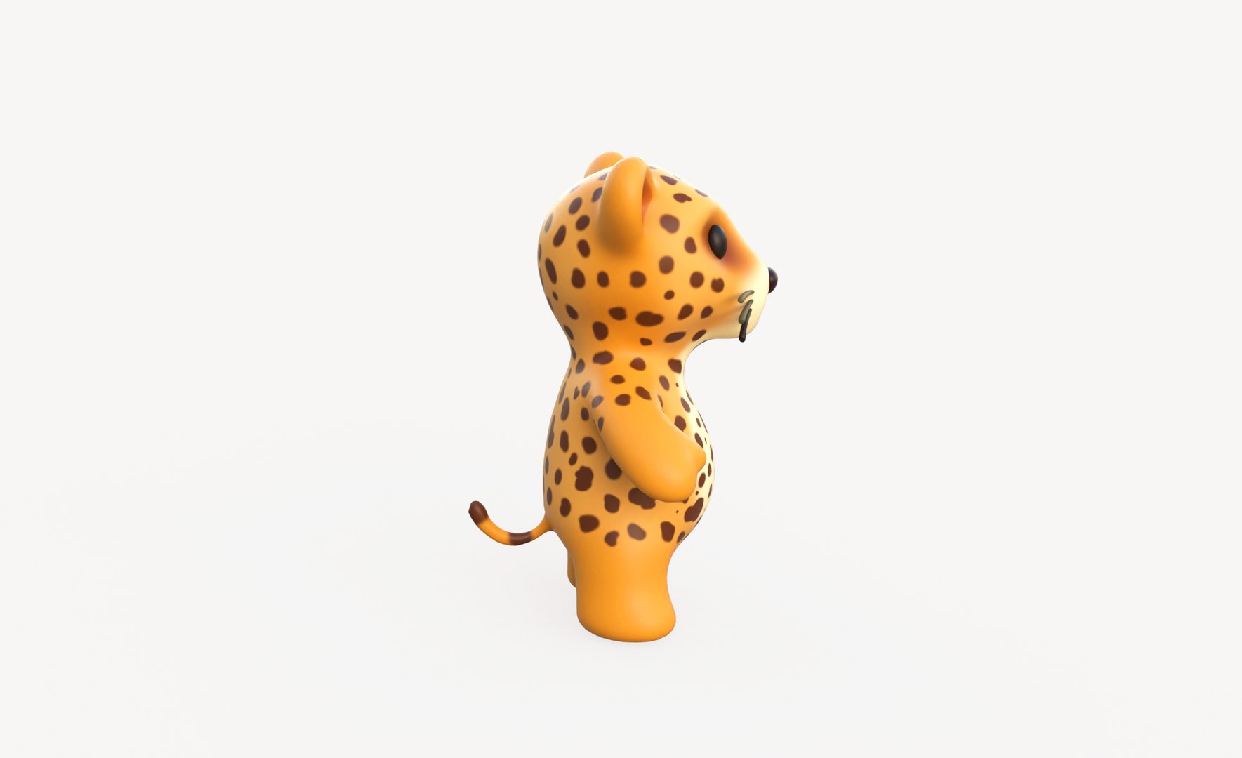 Little Animal Baby - Leopard Cute - Animated 3D - TurboSquid 2283506