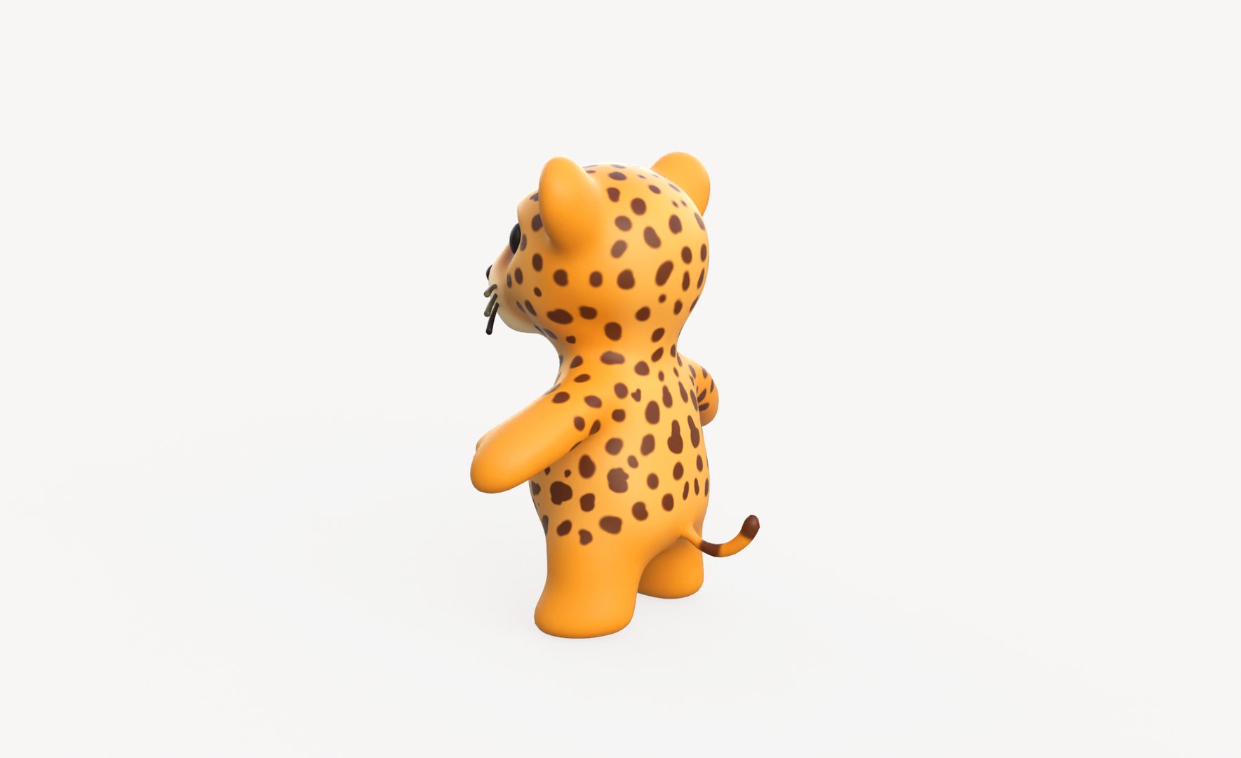 Little Animal Baby - Leopard Cute - Animated 3D - TurboSquid 2283506