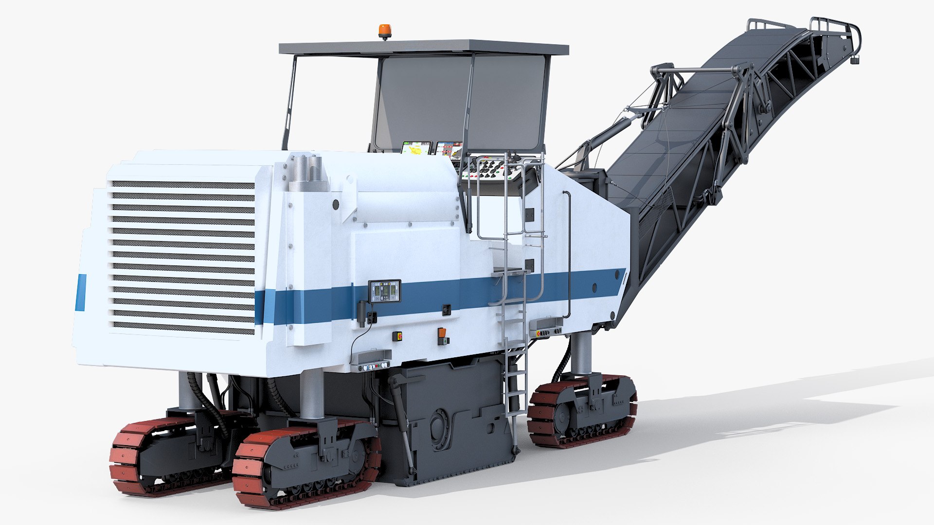 3D Model Milling Asphalt Machine - TurboSquid 1831268