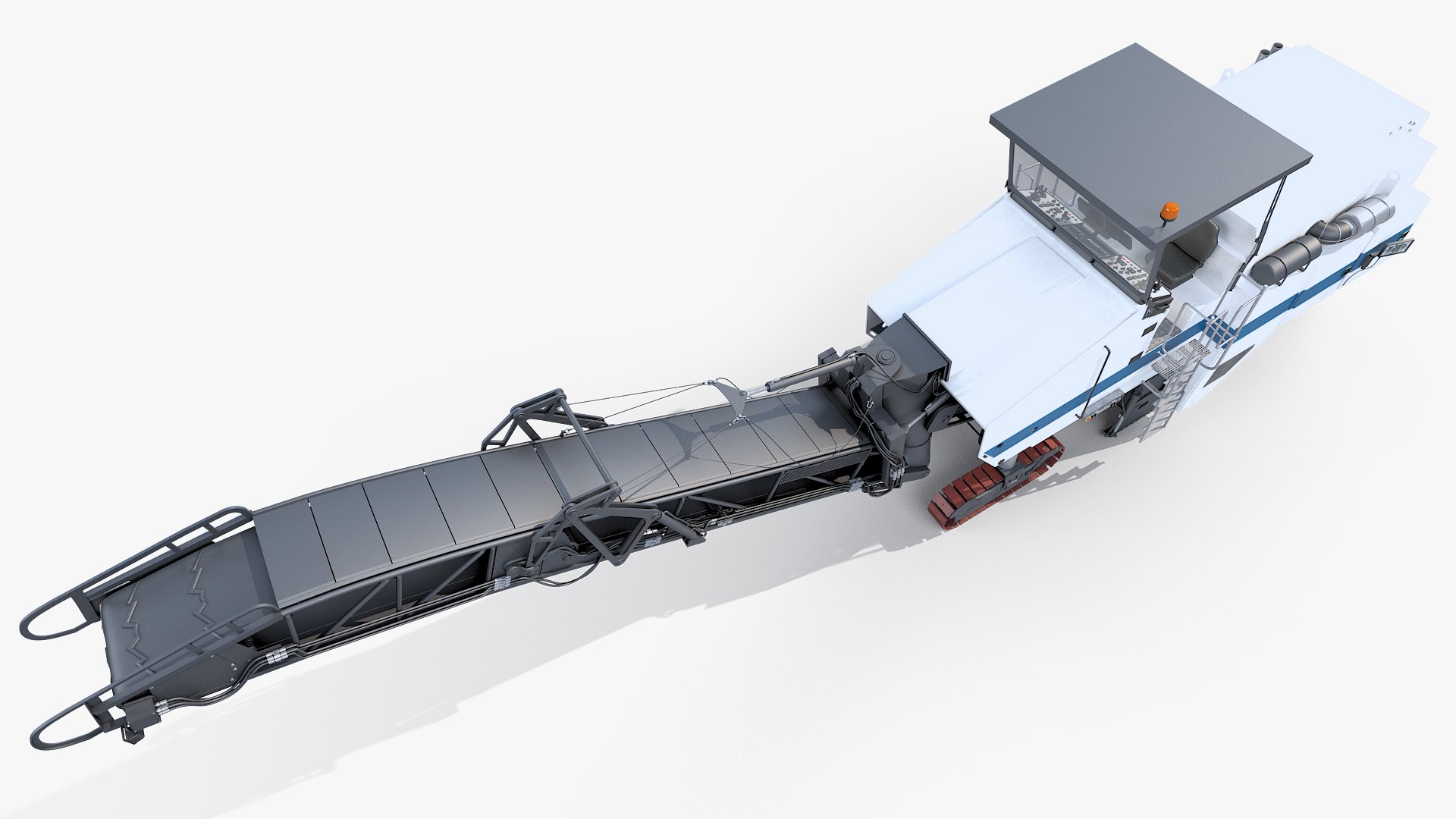 3D Model Milling Asphalt Machine - TurboSquid 1831268