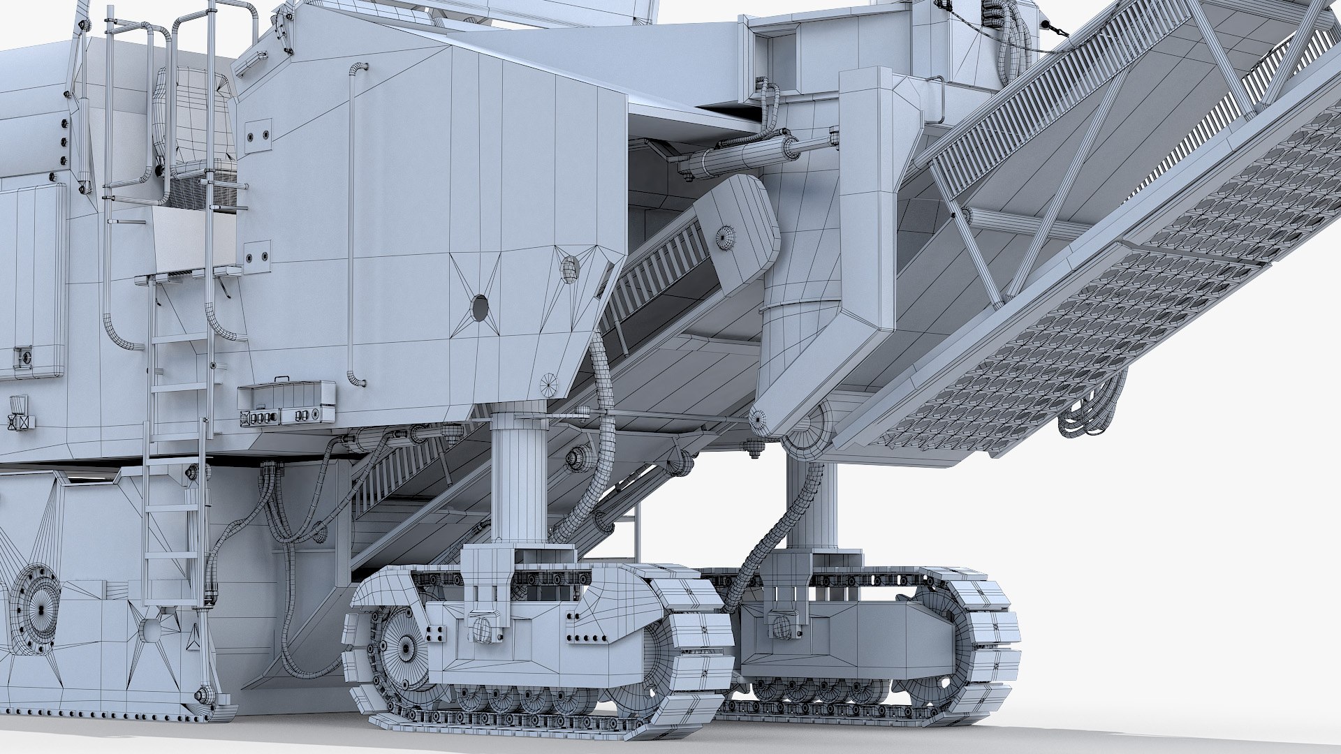 3D Model Milling Asphalt Machine - TurboSquid 1831268