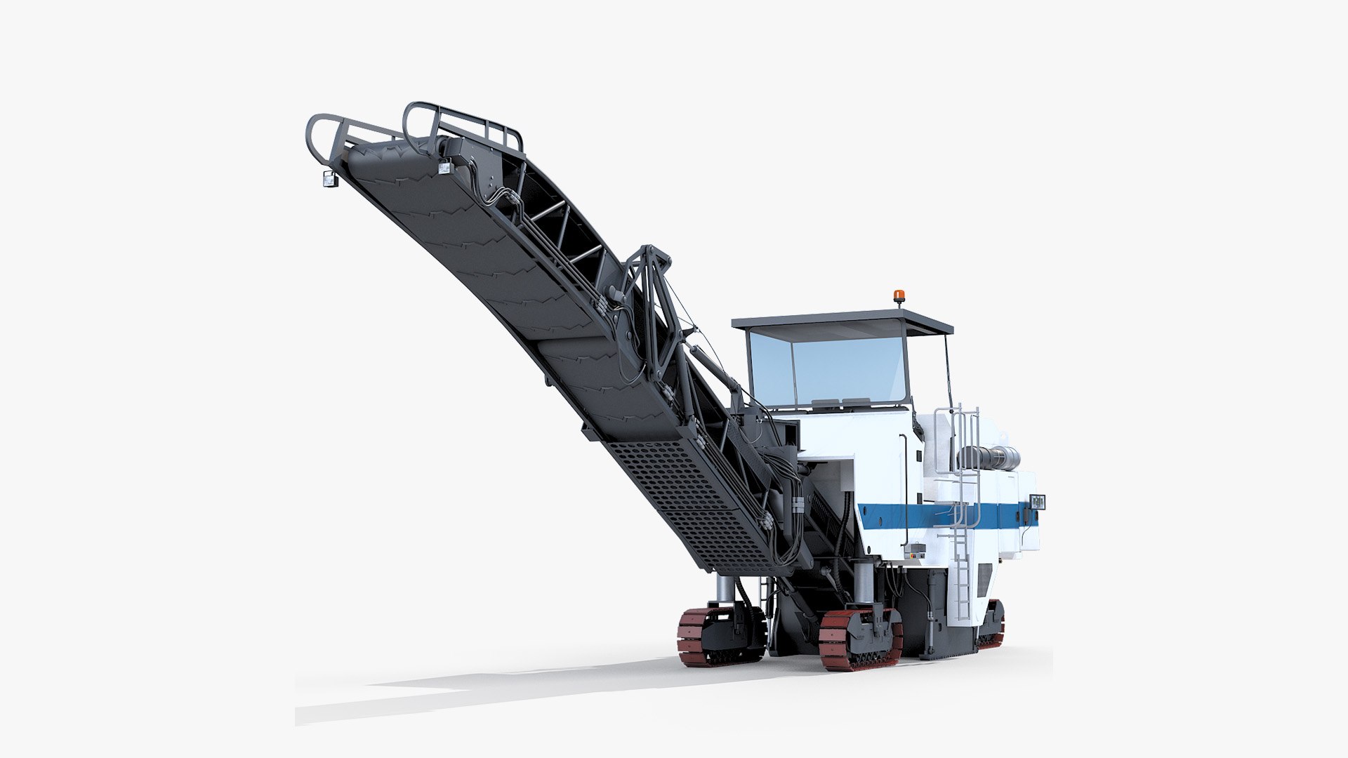 3D Model Milling Asphalt Machine - TurboSquid 1831268