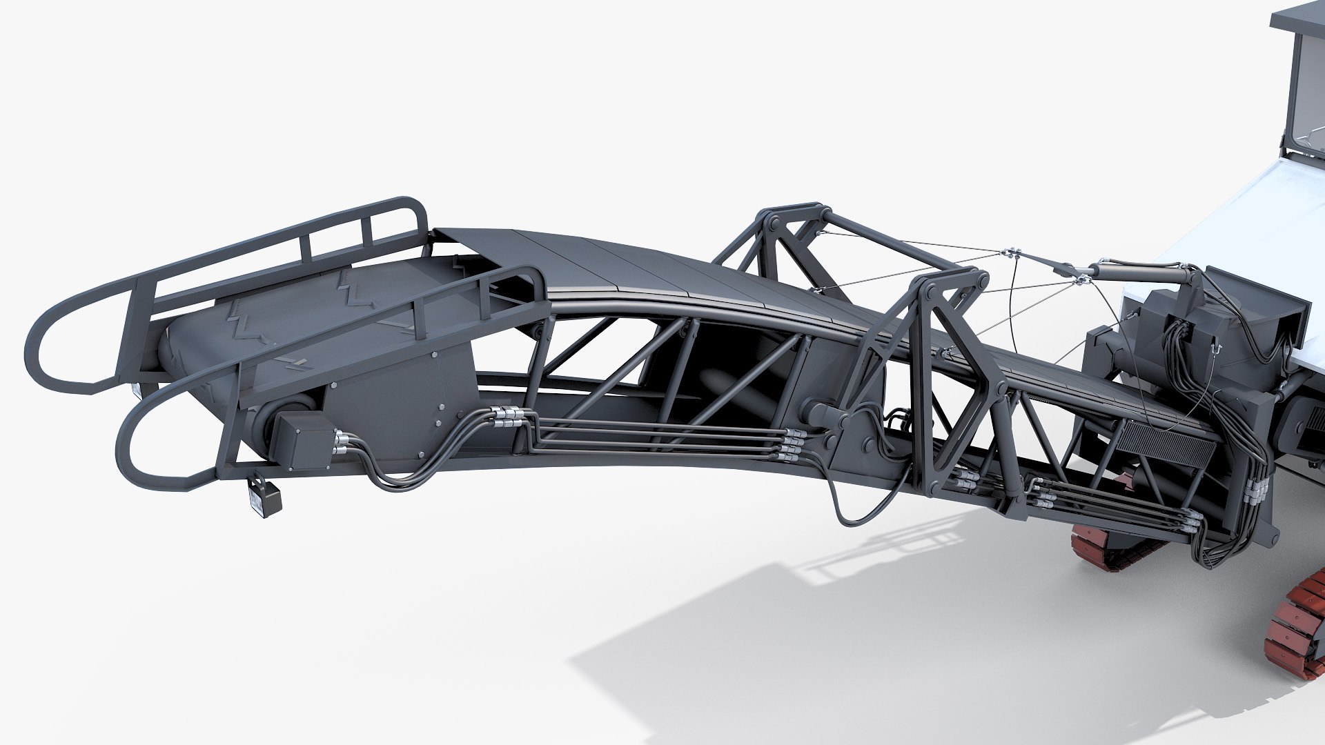 3D Model Milling Asphalt Machine - TurboSquid 1831268