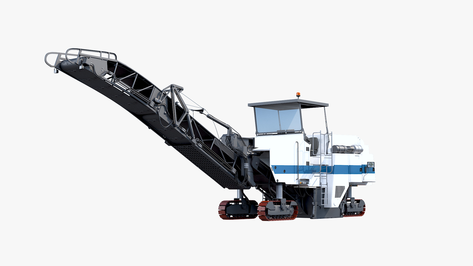 3D Model Milling Asphalt Machine - TurboSquid 1831268