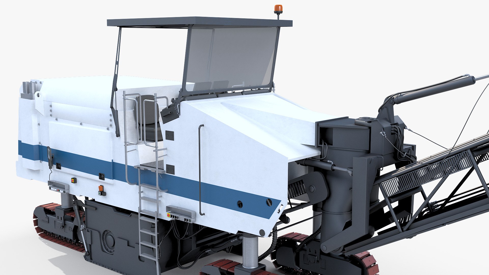 3D Model Milling Asphalt Machine - TurboSquid 1831268