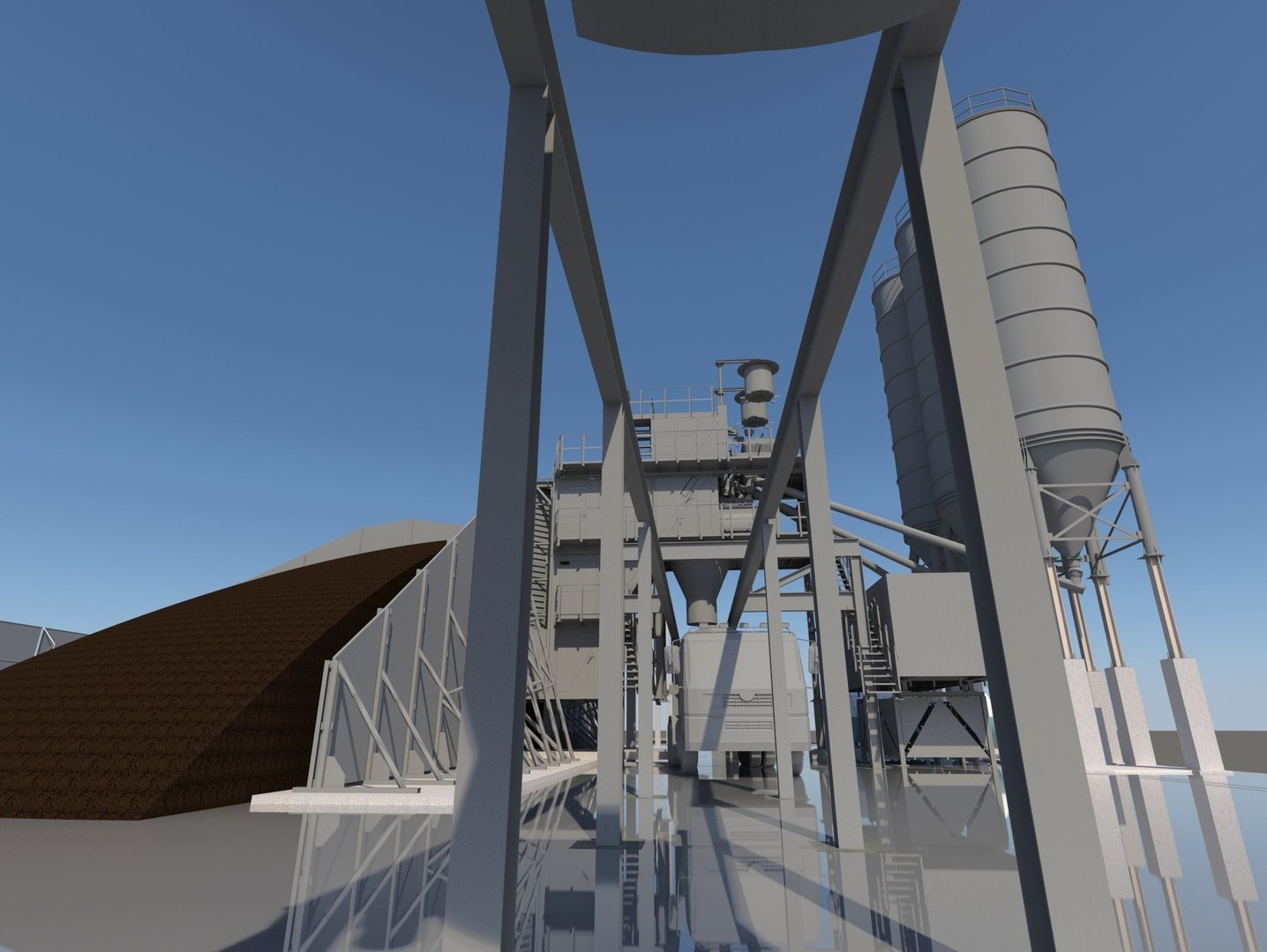Cement Factory 3D Model - TurboSquid 1887028