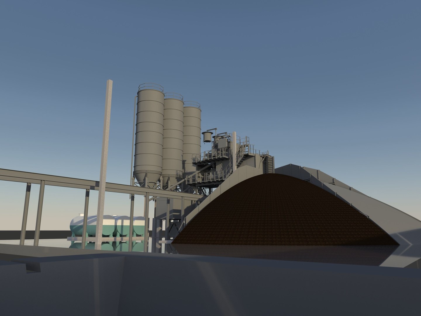 Cement Factory 3D Model - TurboSquid 1887028