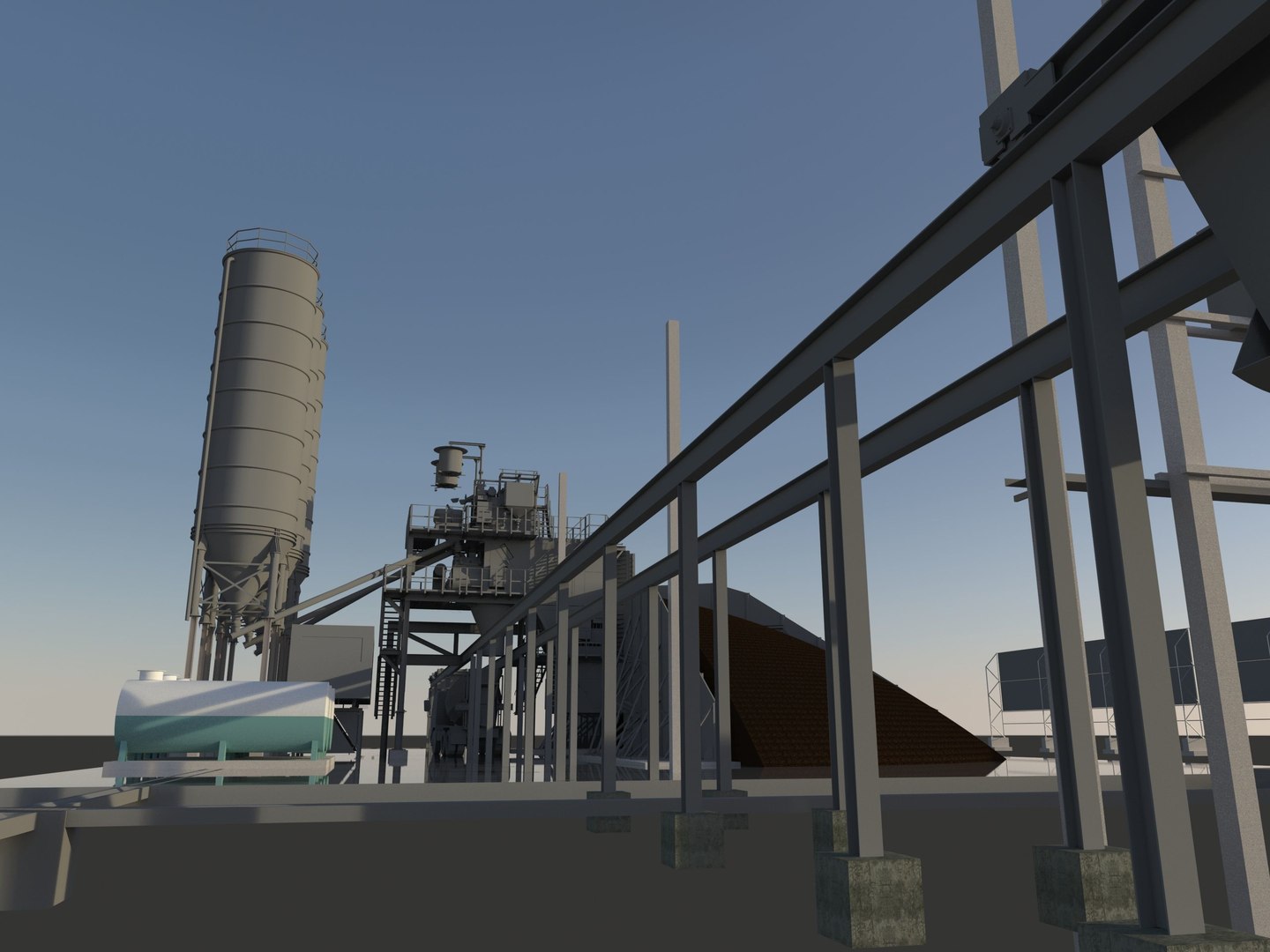 Cement Factory 3D Model - TurboSquid 1887028