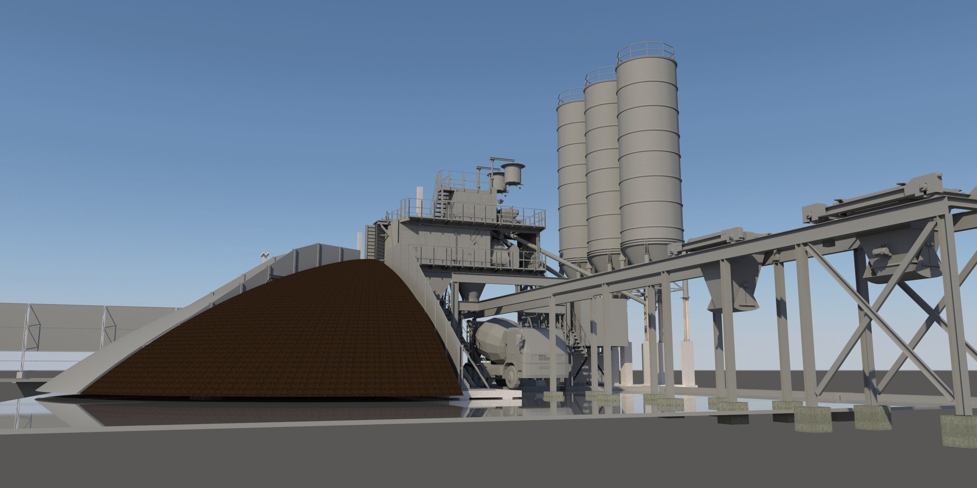 Cement Factory 3D Model - TurboSquid 1887028