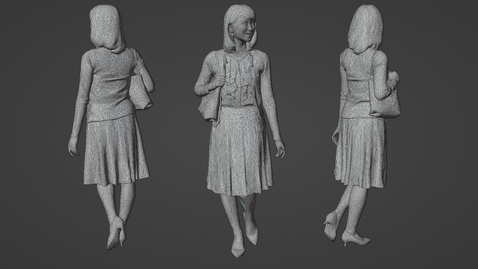 Posed 3D-Woman 019 Kana Model - TurboSquid 1942106