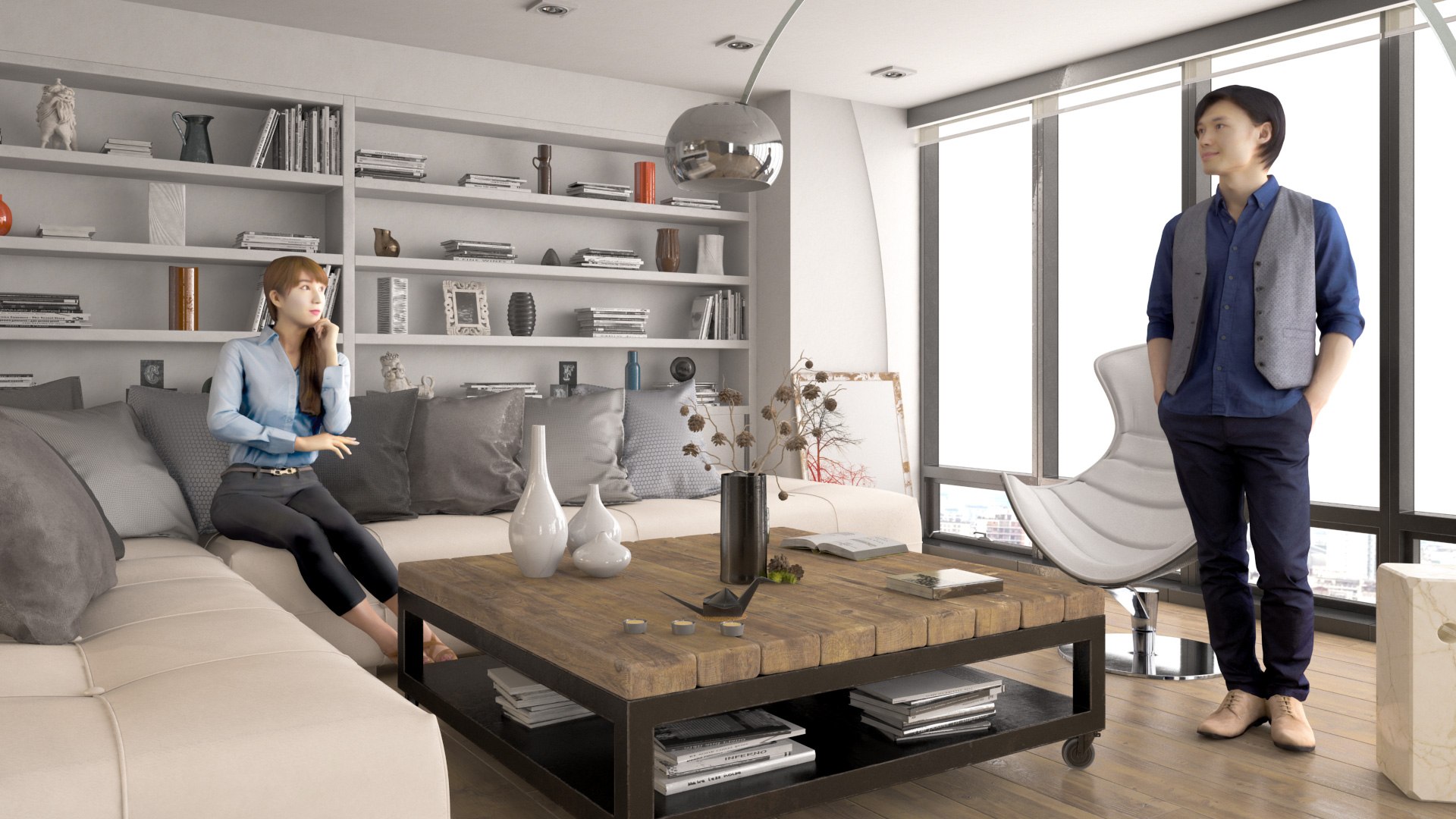 Posed 3D-Woman 019 Kana Model - TurboSquid 1942106