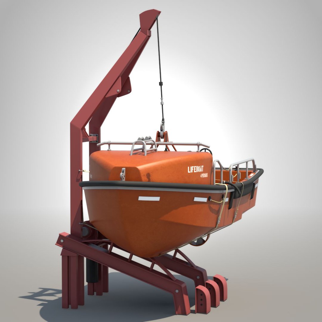 Open Lifeboat Davit Max