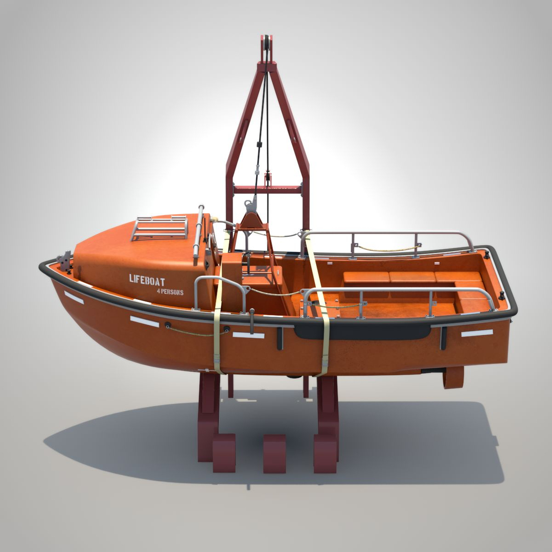 Open Lifeboat Davit Max