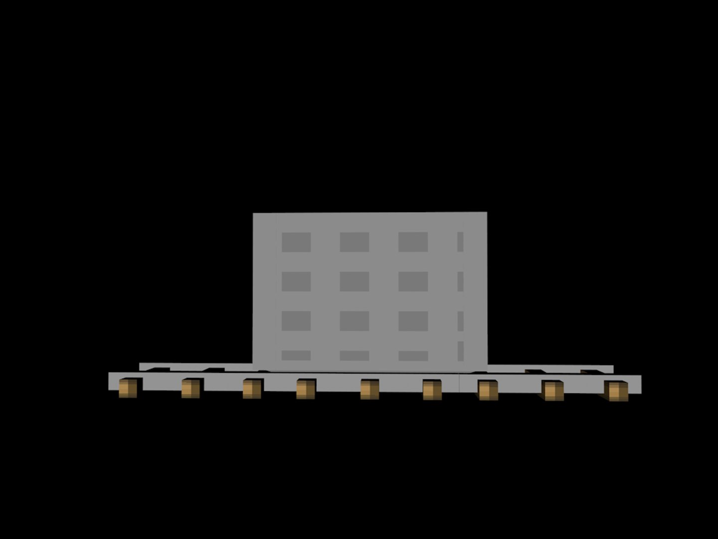 Minecart Rails C4d Free