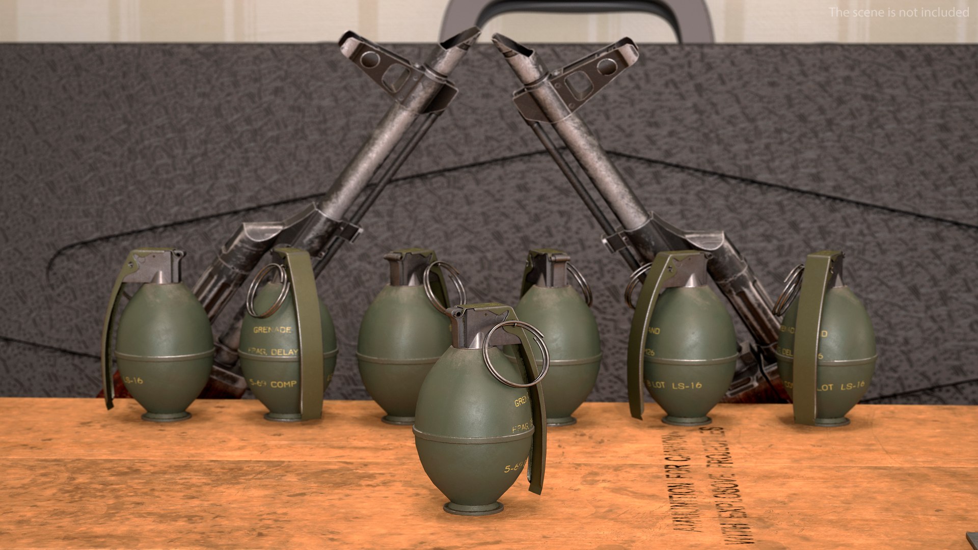 M26 Grenade Game Weapon Model - TurboSquid 2117711