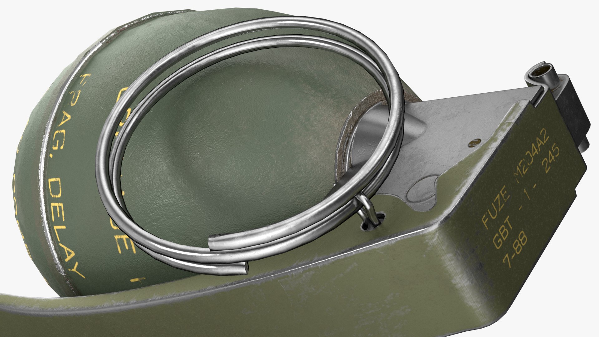 M26 Grenade Game Weapon Model - TurboSquid 2117711