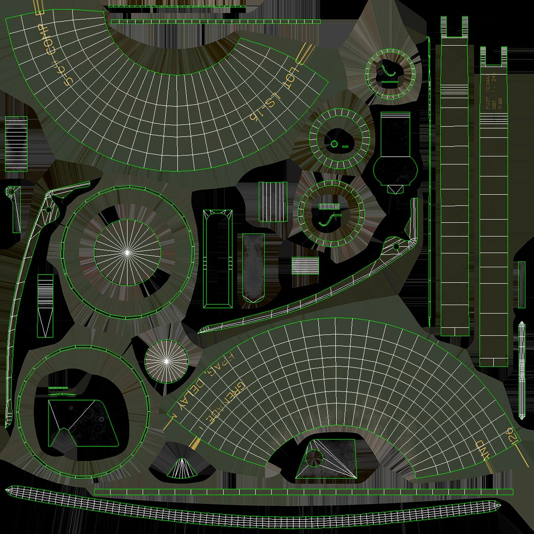 M26 Grenade Game Weapon Model - TurboSquid 2117711