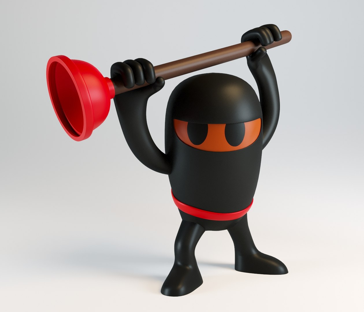 3D Paka Toilet Ninjas Toy Model - TurboSquid 1607026