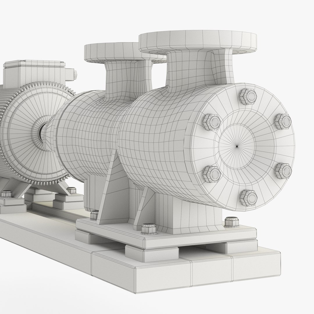 Pump Three-screw 3D - TurboSquid 1691887