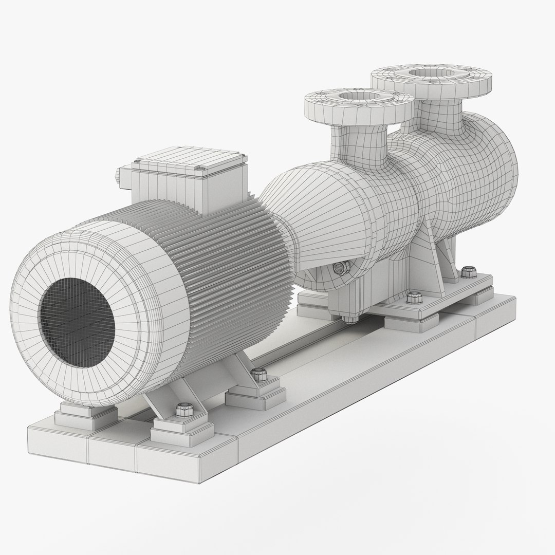 Pump Three-screw 3D - TurboSquid 1691887