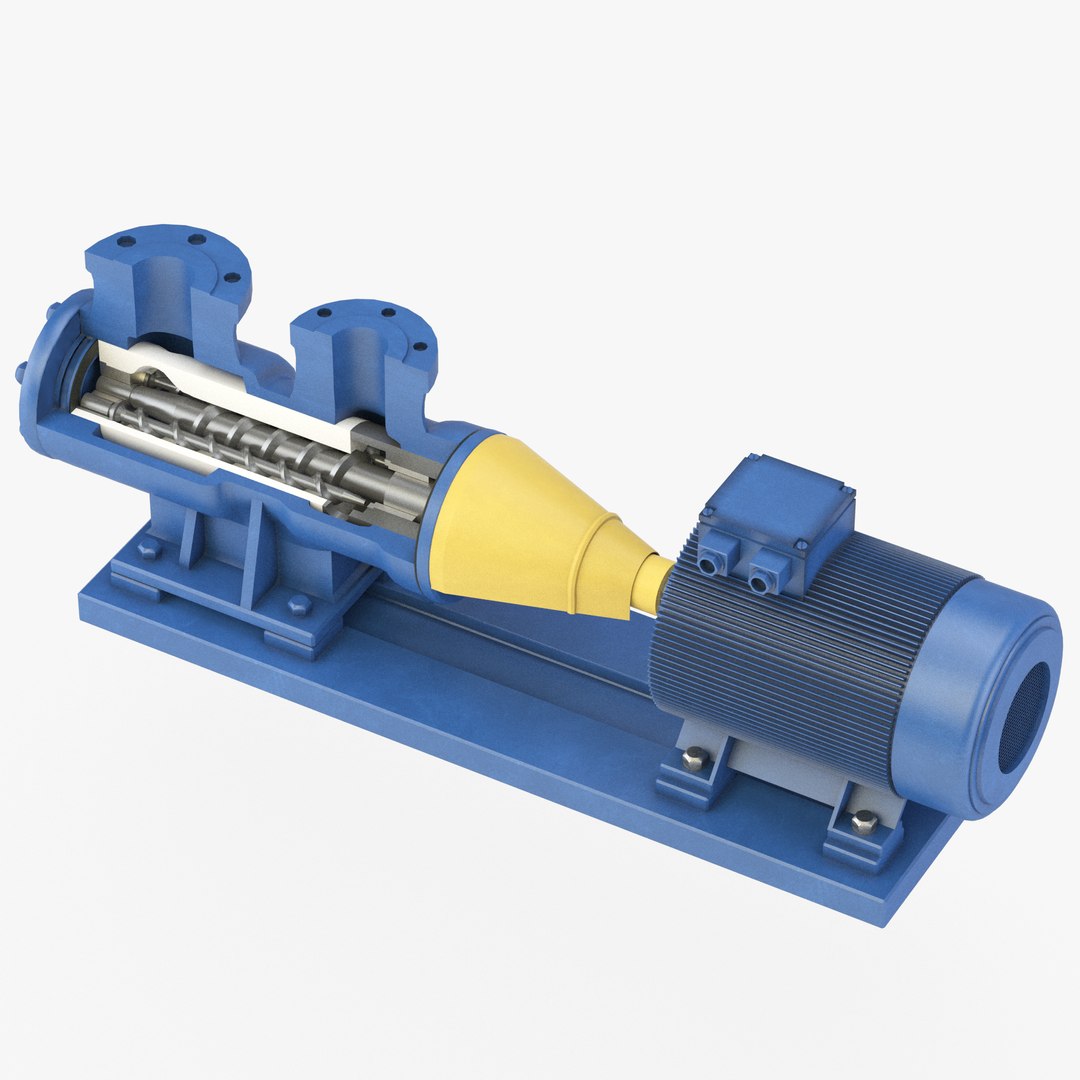 Pump Three-screw 3D - TurboSquid 1691887