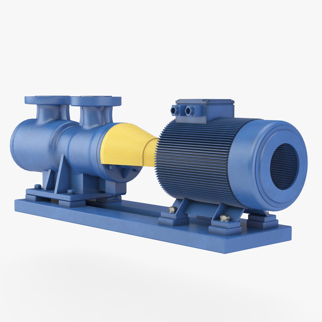 Pump Three-screw 3D - TurboSquid 1691887