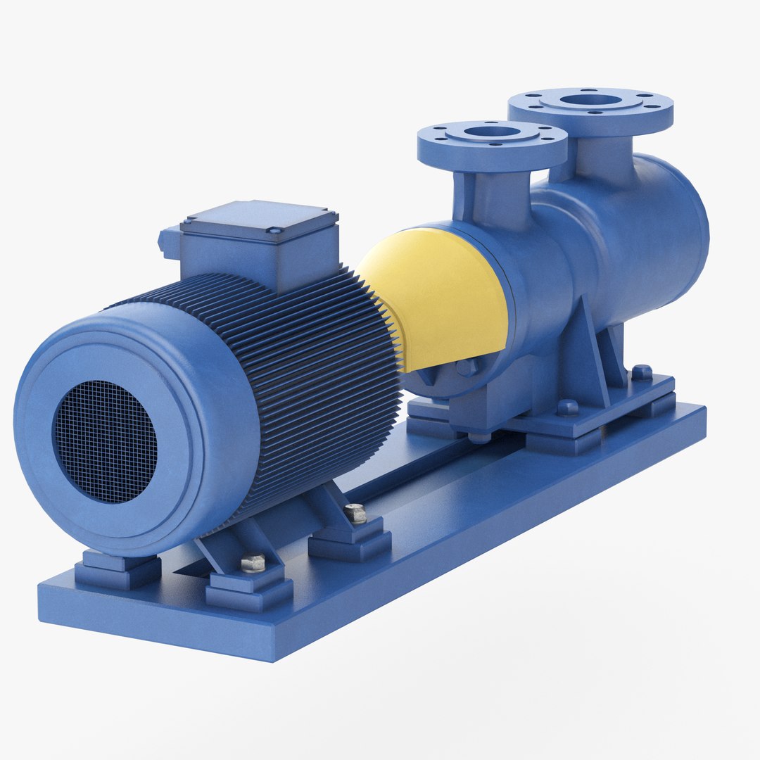 Pump Three-screw 3D - TurboSquid 1691887