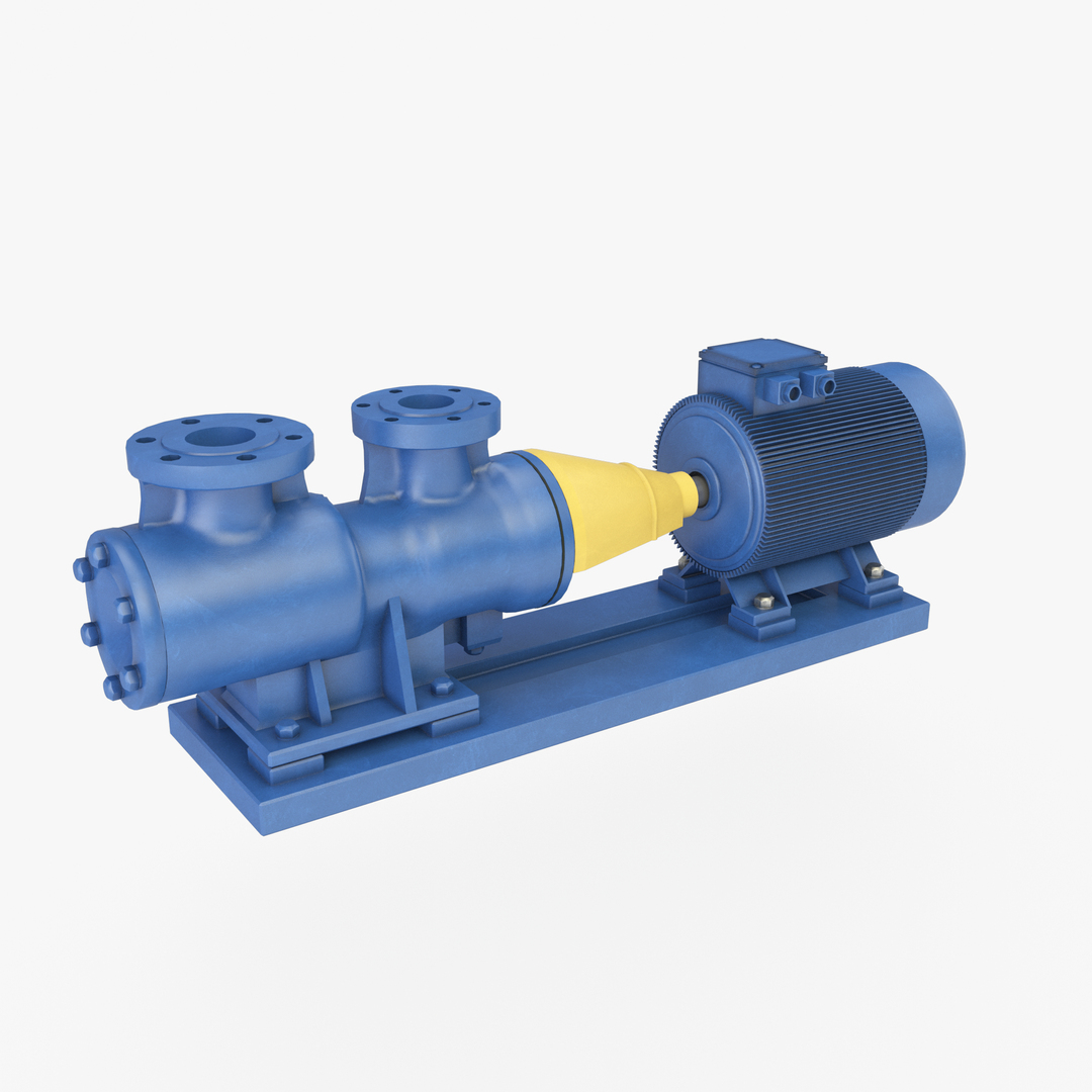 Pump Three-screw 3D - TurboSquid 1691887