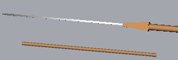 roman pilum spear 3d model