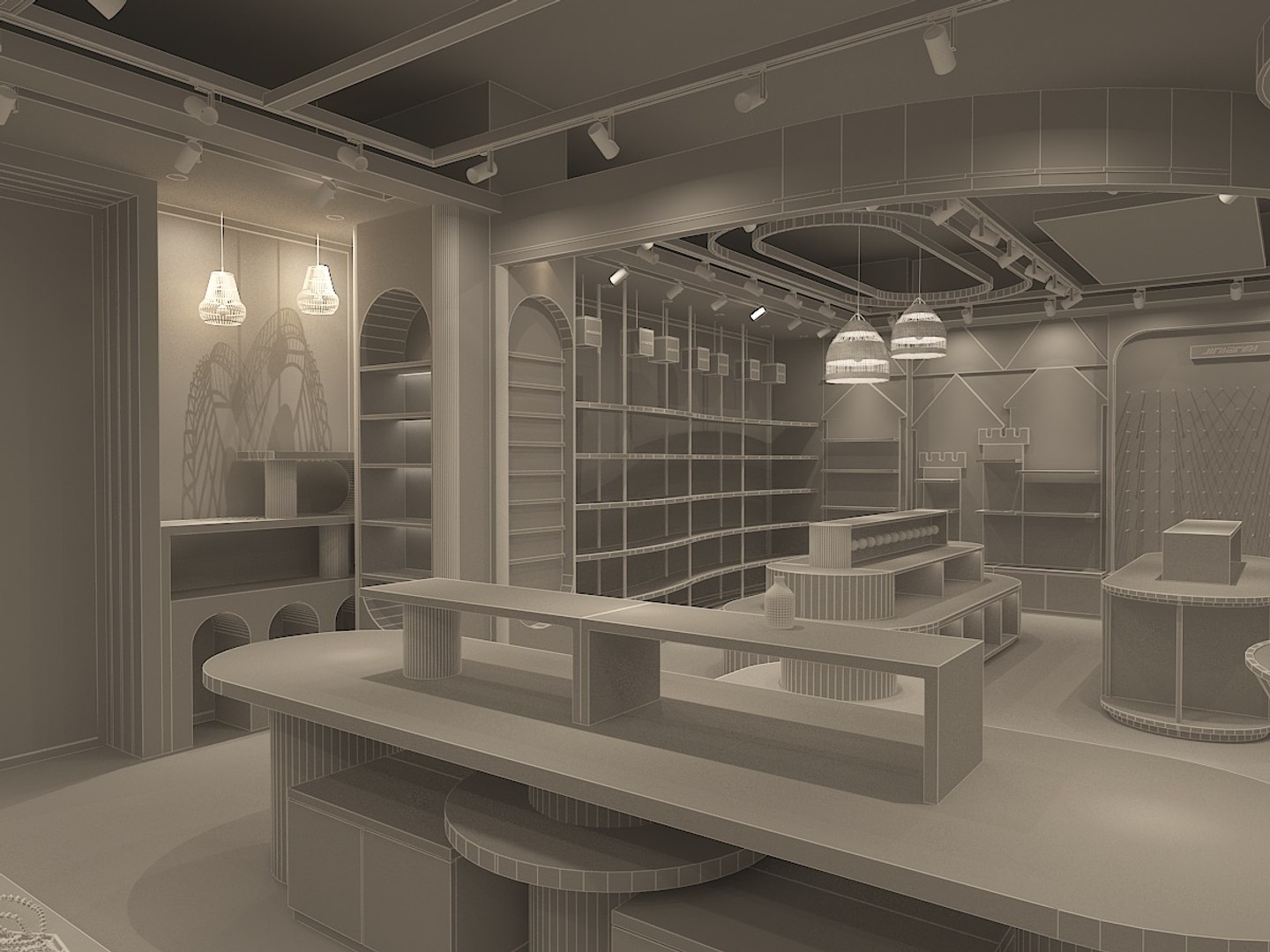 Jewelry Store 3D Model - TurboSquid 2096352