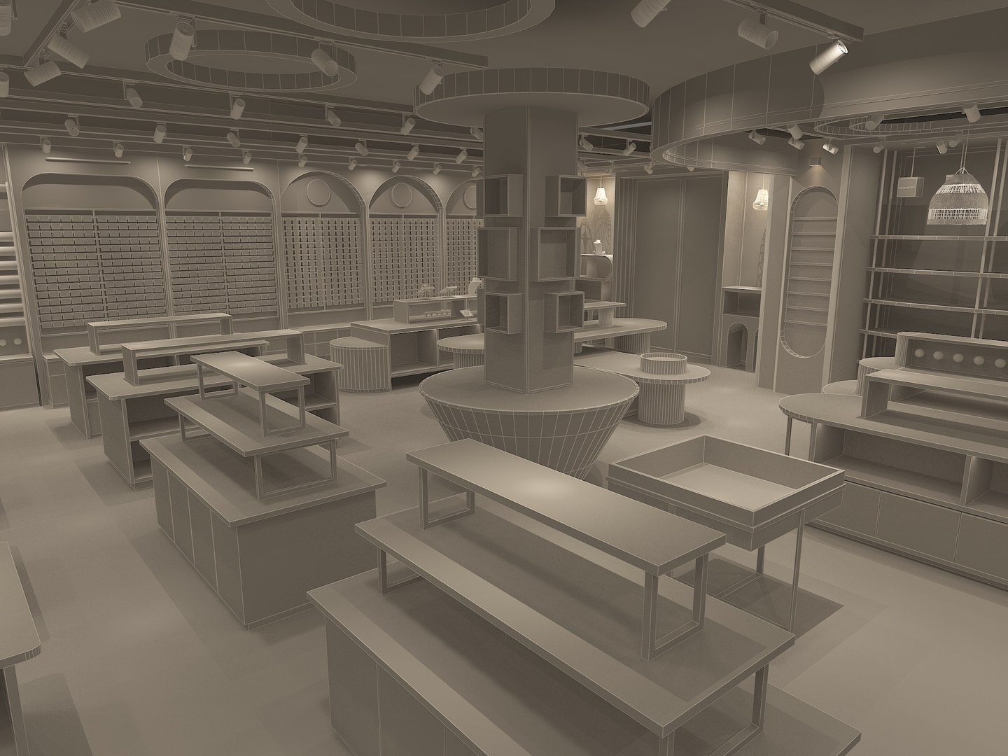 Jewelry Store 3D Model - TurboSquid 2096352