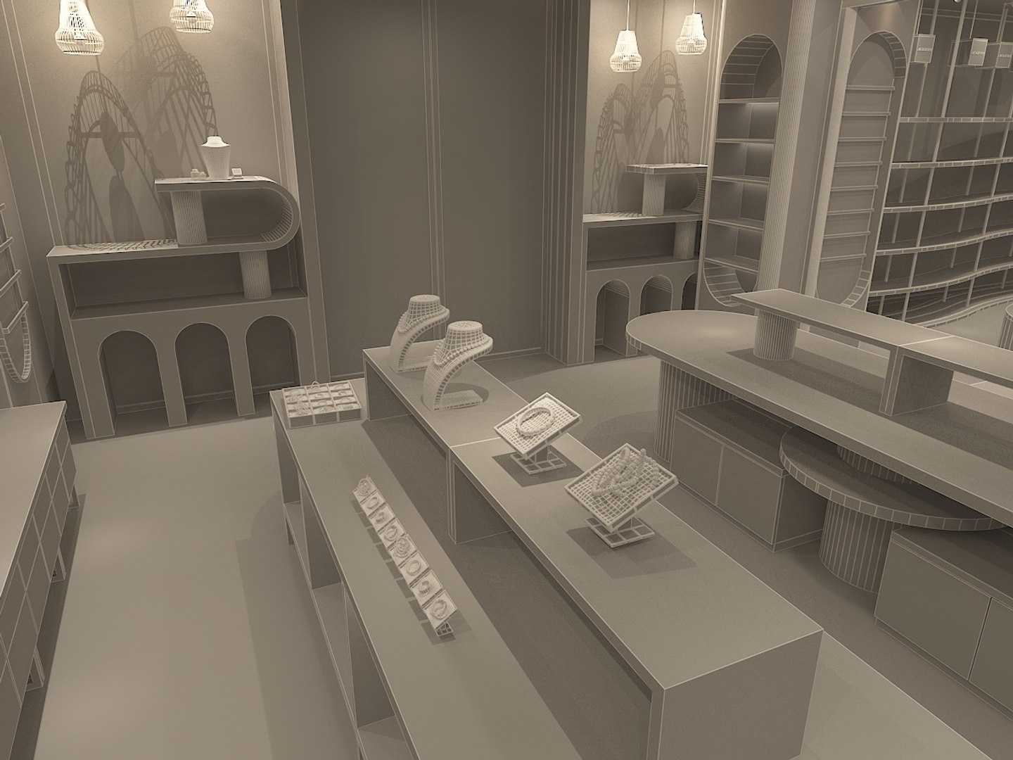Jewelry Store 3D Model - TurboSquid 2096352