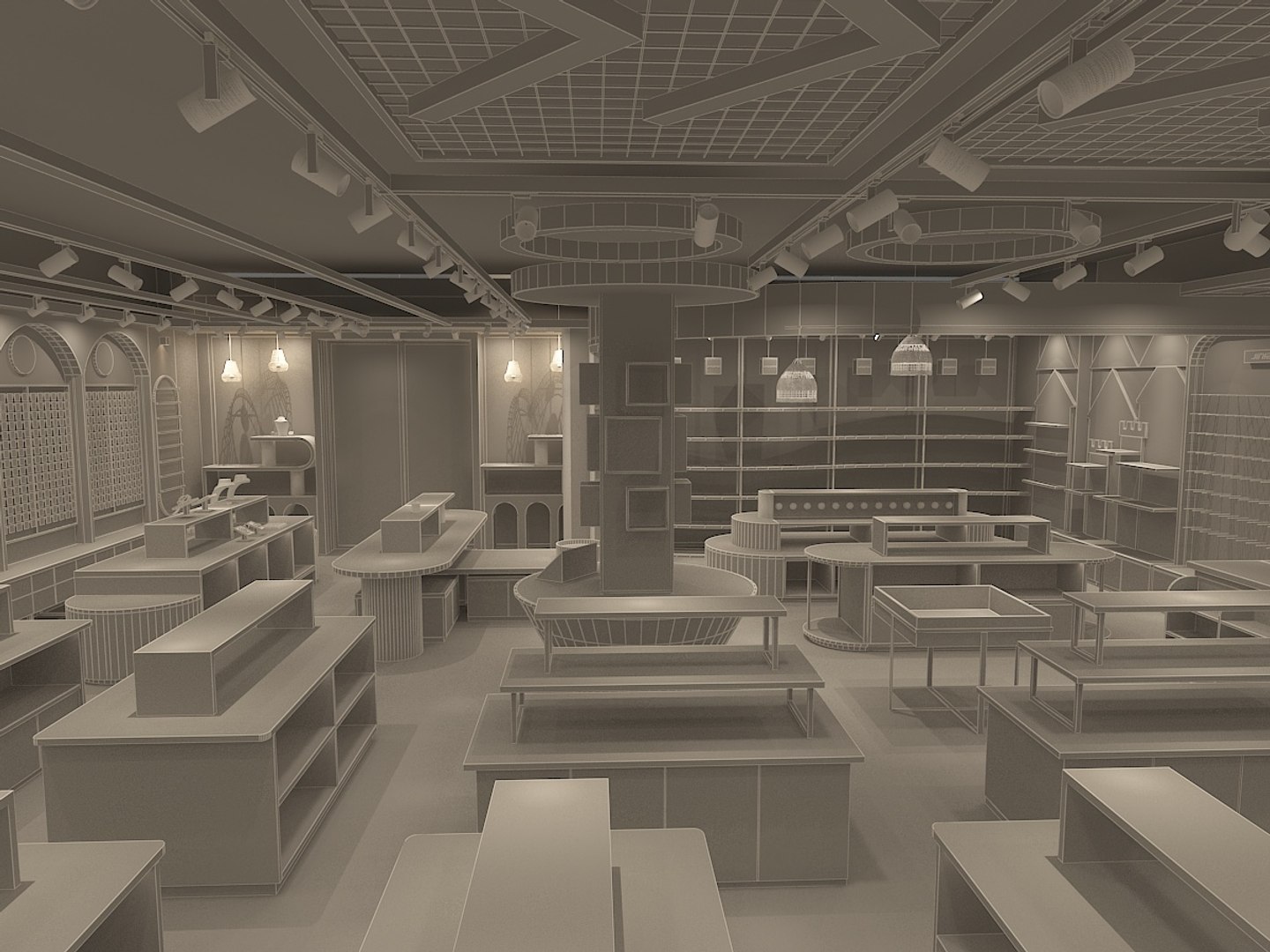 Jewelry Store 3D Model - TurboSquid 2096352