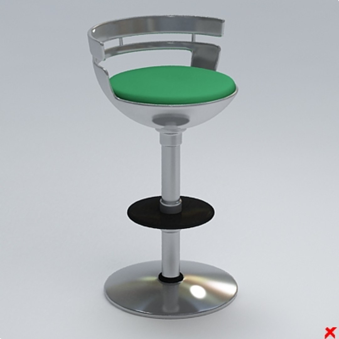 3d model bar stool