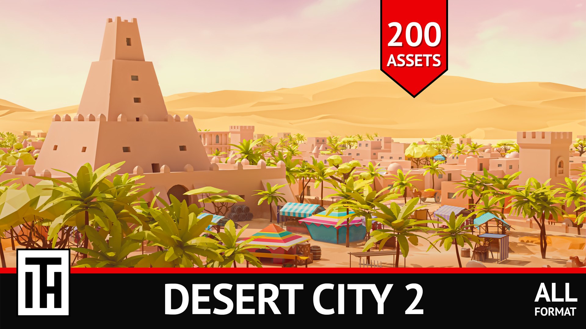 3D Desert city 2 - TurboSquid 2073181