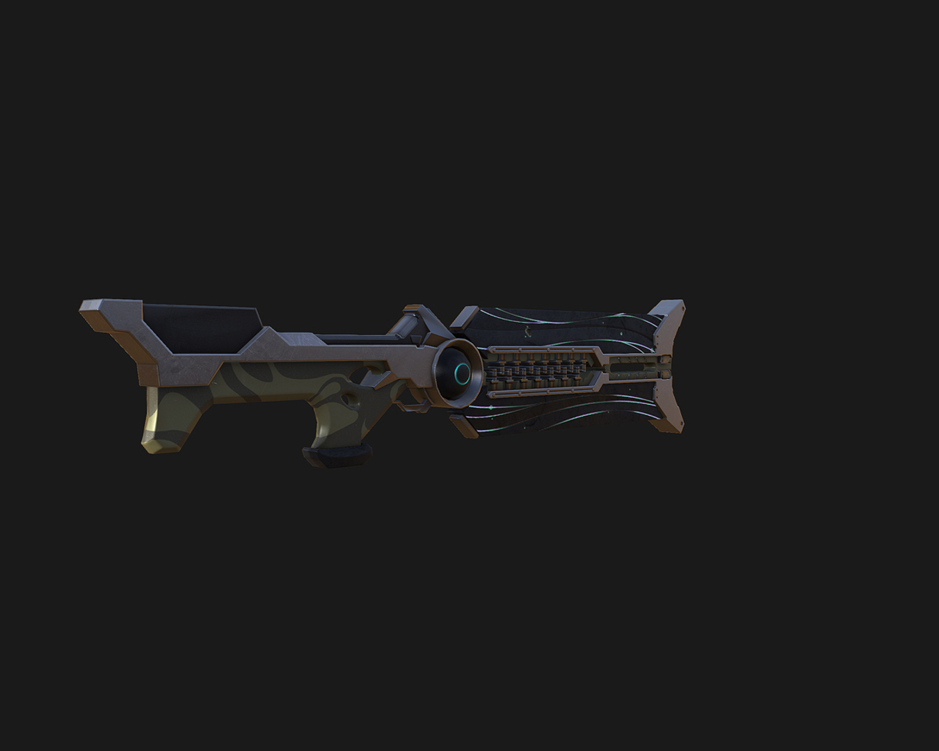 Pbs Gun 3D - TurboSquid 1153282