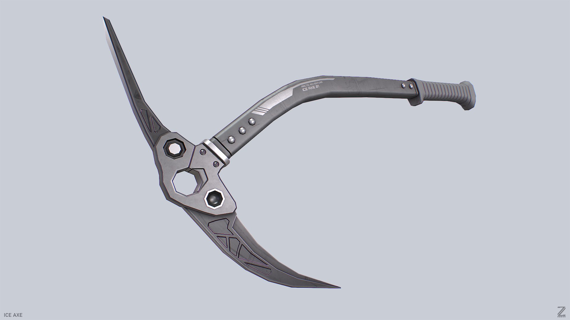 Ice axe 3D model - TurboSquid 2166452
