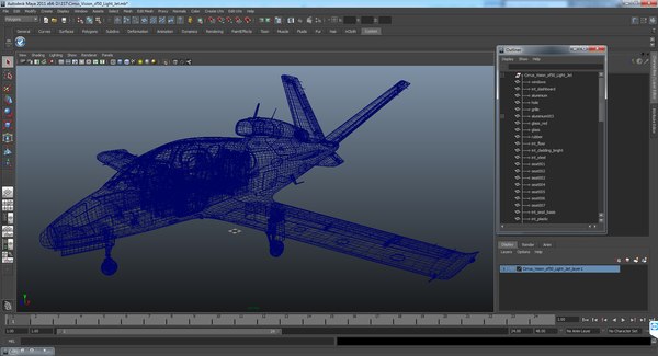 3D cirrus vision sf50 light model - TurboSquid 1215651