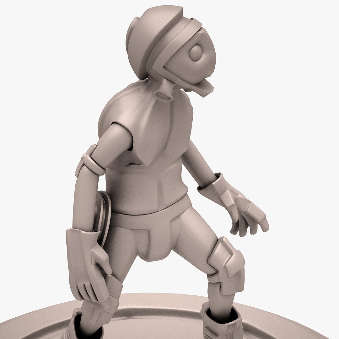 Sci-fi Print Man 3D Model - TurboSquid 1303652
