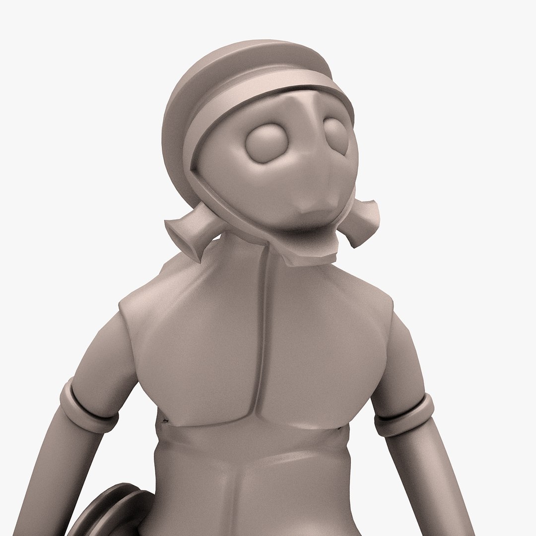 Sci-fi Print Man 3D Model - TurboSquid 1303652