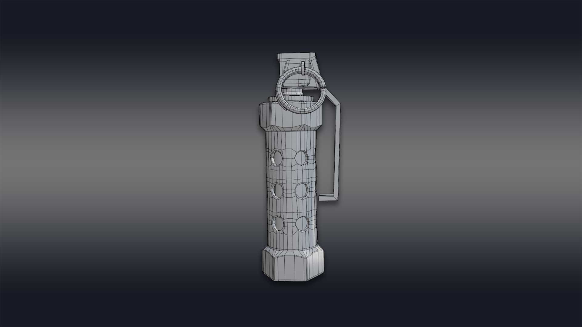 Stun Grenade Military - Flash Bang 3D Model - TurboSquid 2143216