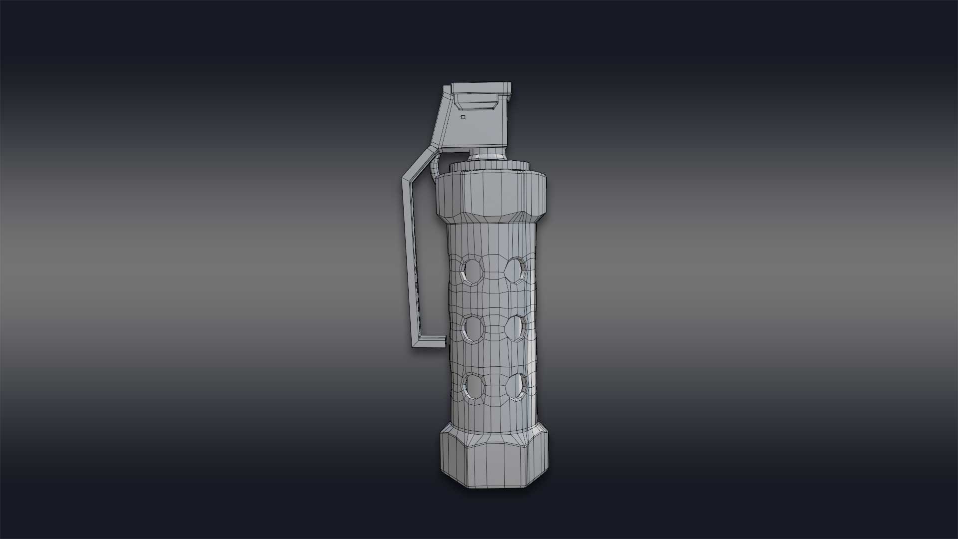 Stun Grenade Military - Flash Bang 3D Model - TurboSquid 2143216