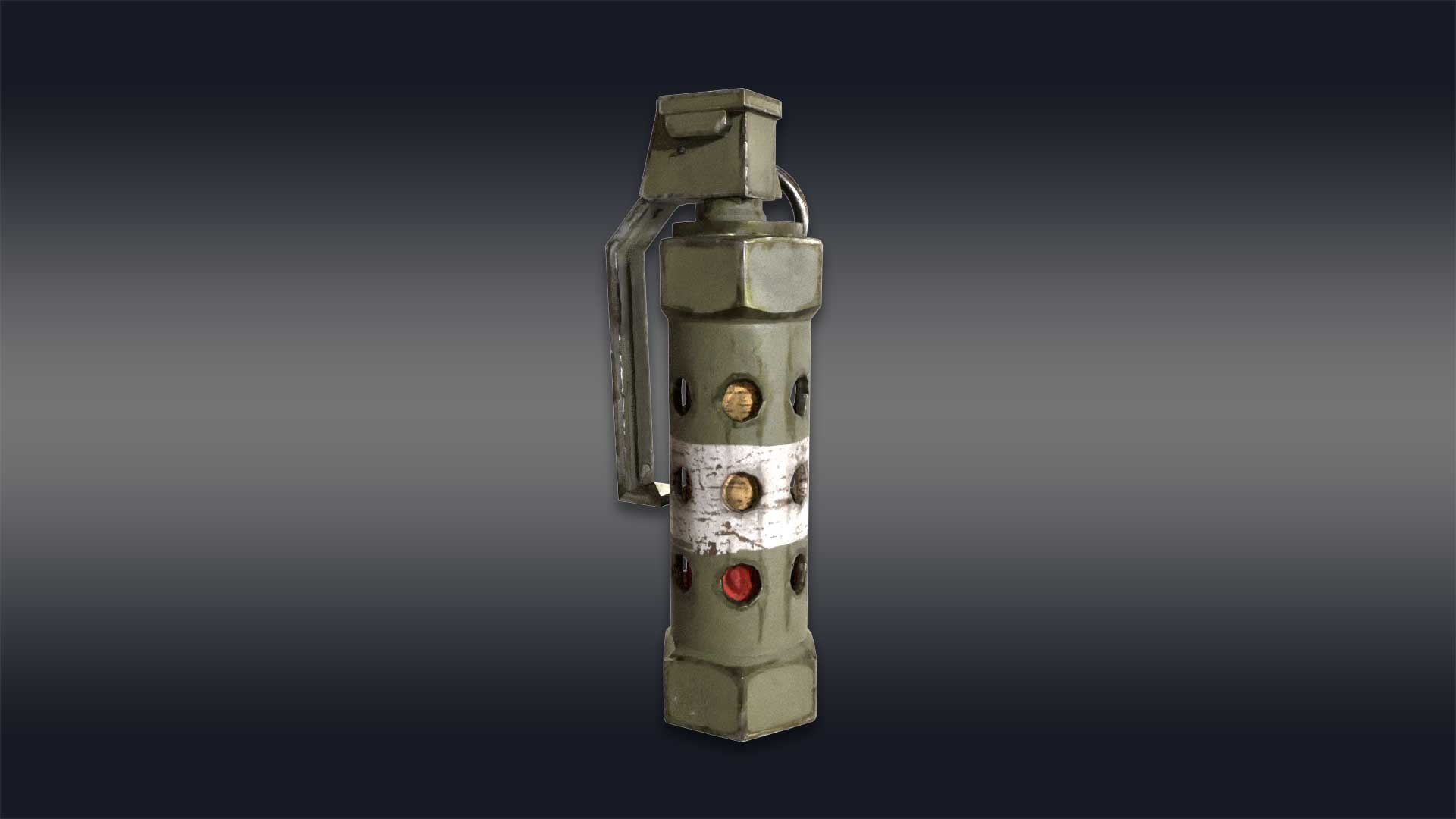 Stun Grenade Military - Flash Bang 3D Model - TurboSquid 2143216