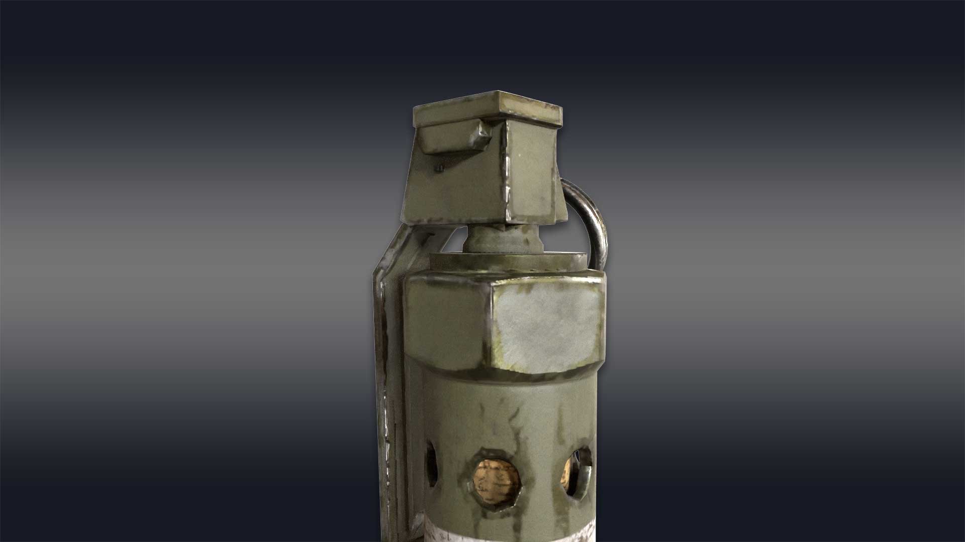 Stun Grenade Military - Flash Bang 3D Model - TurboSquid 2143216