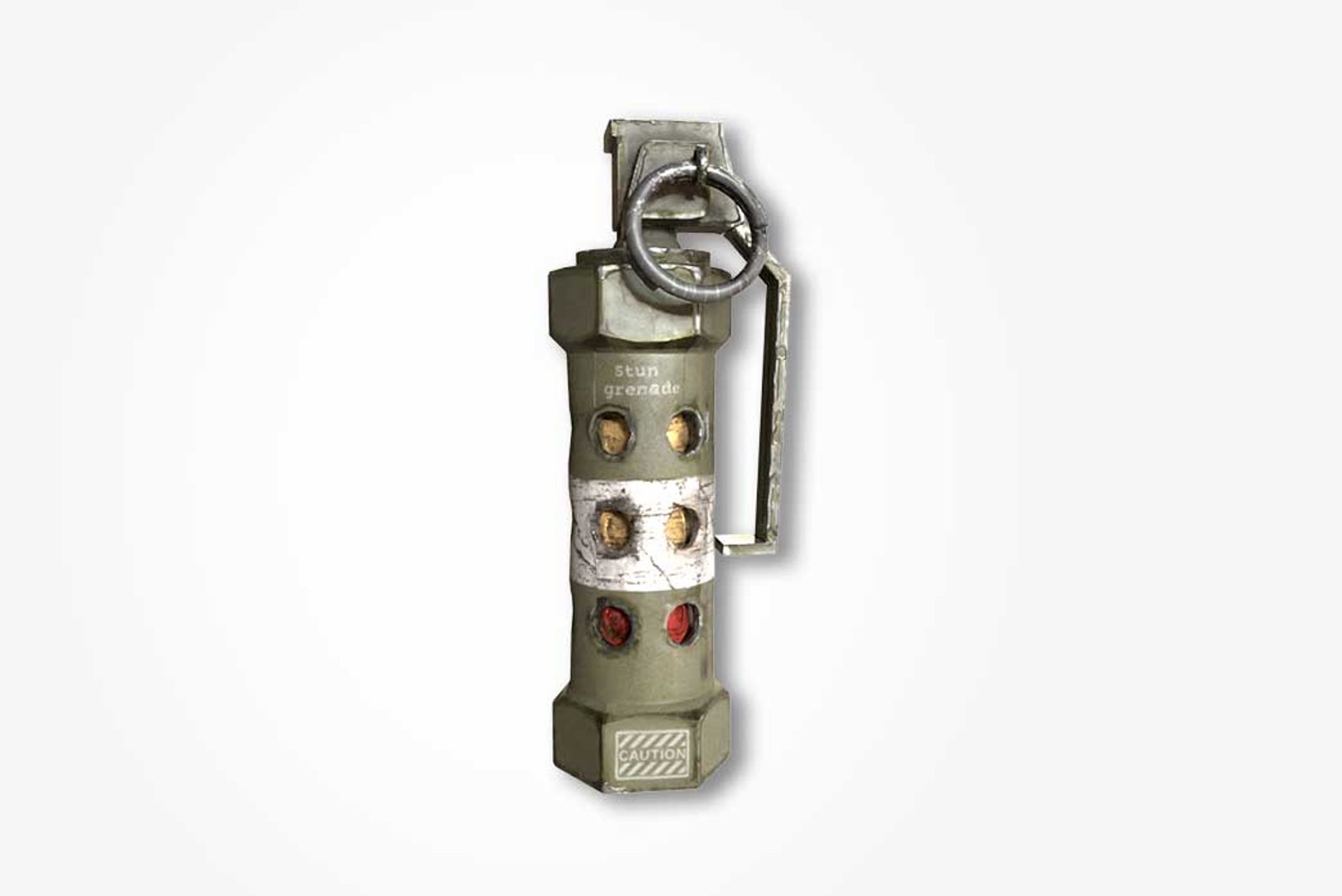 Stun Grenade Military - Flash Bang 3D Model - TurboSquid 2143216